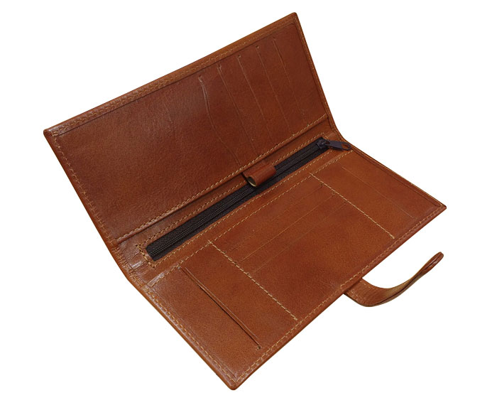 Chequera con pasador Cuero 416 Curry – Empresas CTM