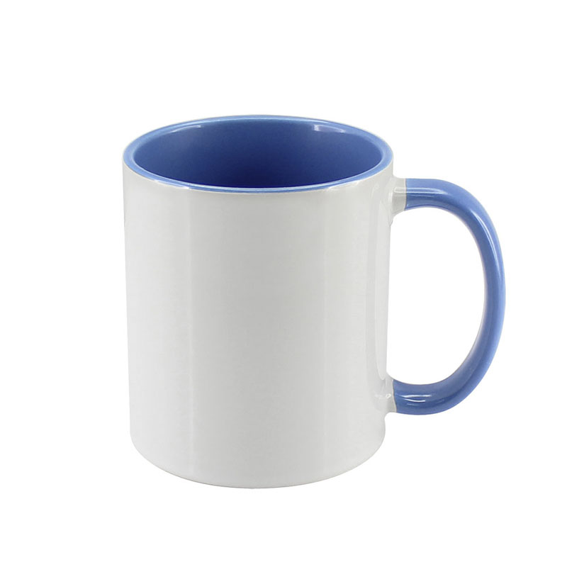 Tazón personalizado Bicolor Azul - Sublimación - Empresas CTM