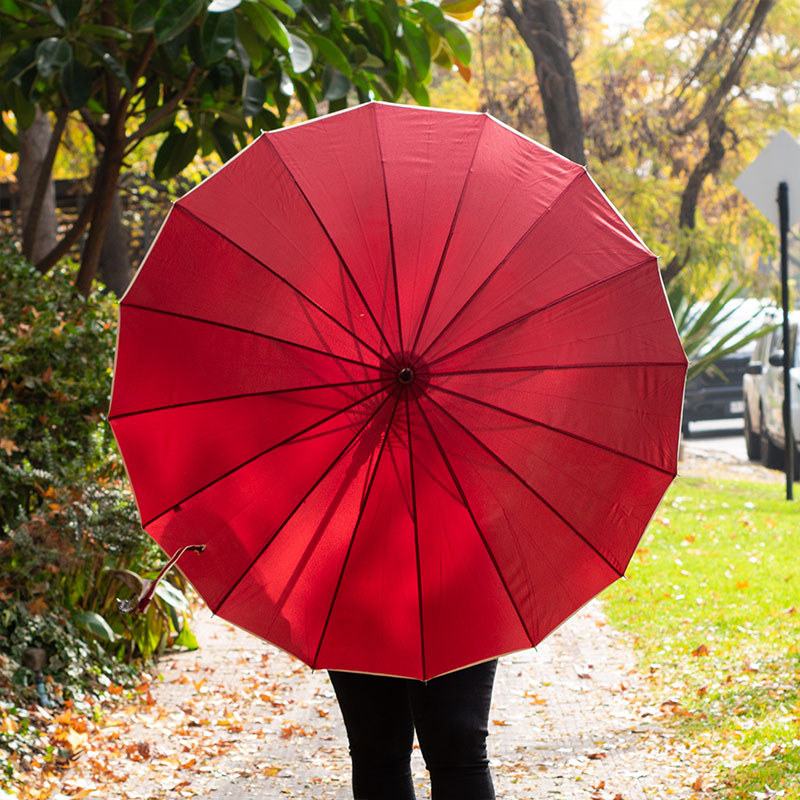 Paraguas 16 Varillas Burdeo - Empresas CTM